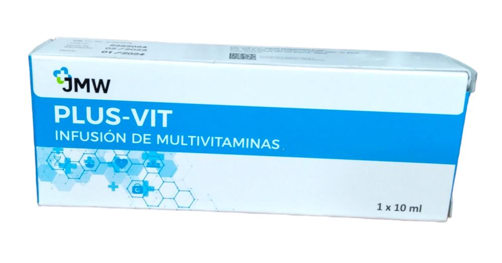 PLUS-VIT INFUSION DE MULTIVITAMINAS I.V 10ML X 1 AMP