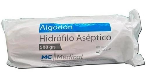 ALGODON HIDROFILO ASEPTICO 500 GRAMOS