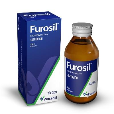 FUROSIL FURAZOLIDONA 50 MG/15 ML SUSP 90 ML (FUROXONA/ EXOFUR/ FUROXIL)