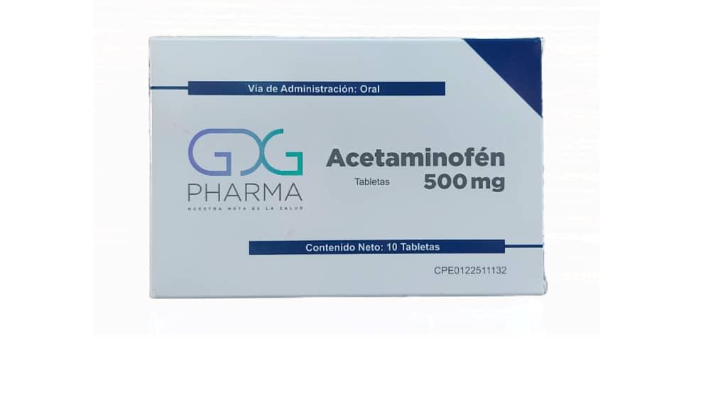 ACETAMINOFEN 500MG X 10 TAB