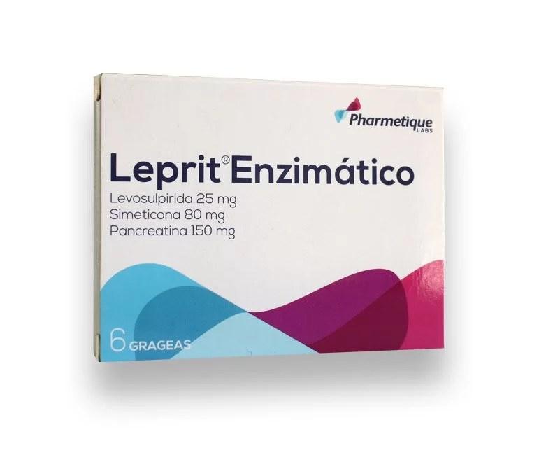 LEPRIT ENZIMATICO LEVOSULPIRIDE/SIMETICONA/PANCREATINA 25/80/150MG X 6 TAB