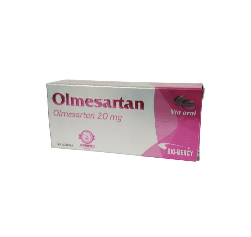 OLMESARTAN 20 MG X 30 TAB